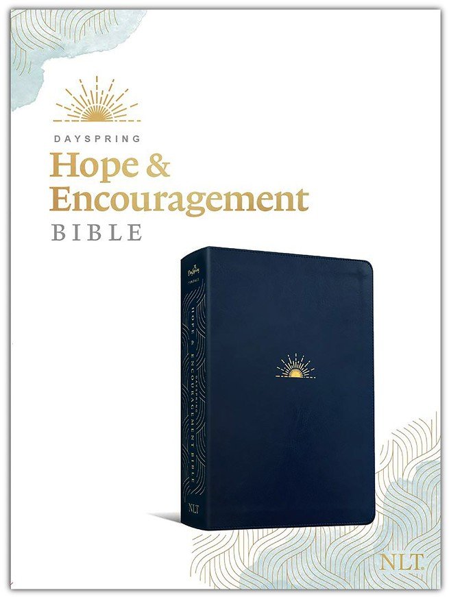 NLT Dayspring Hope & Encouragement Bible Lthrlike Blue — Morning Star ...