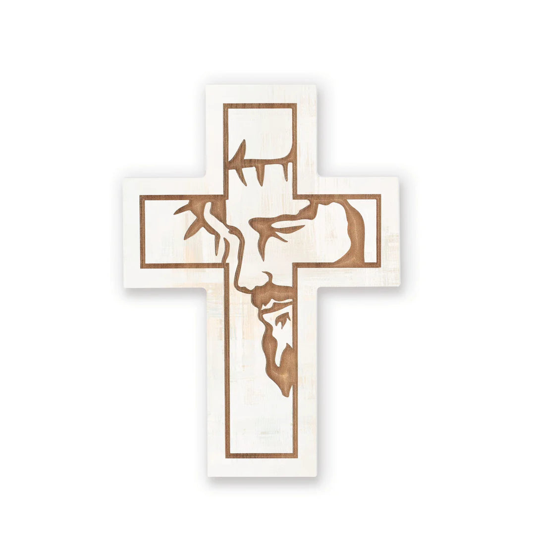 Jesus Crown Of Thorns 6X8 Cross — Morning Star Christian Bookstores