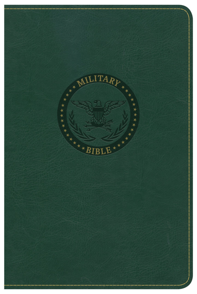 CSB Military Bible, Green LeatherTouch (Soldiers Edition) — Morning ...